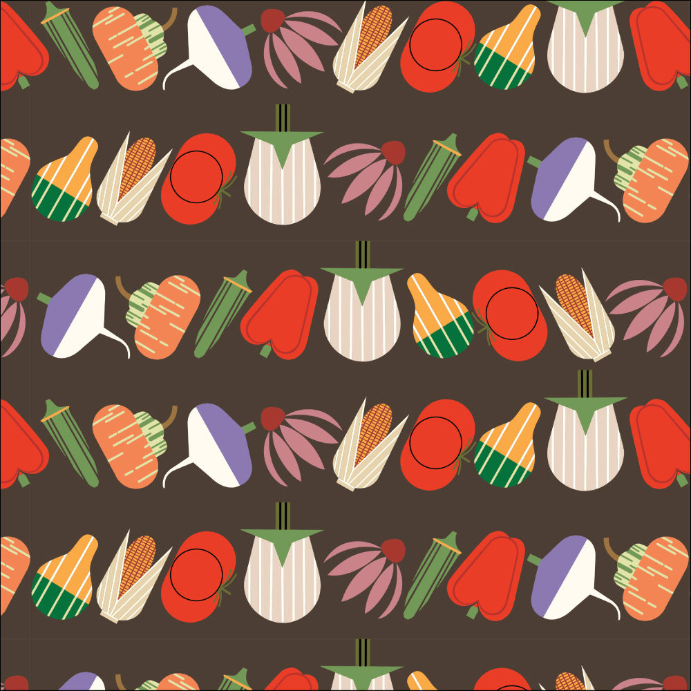 Long Branch Veggies Poplin – Birch Fabrics